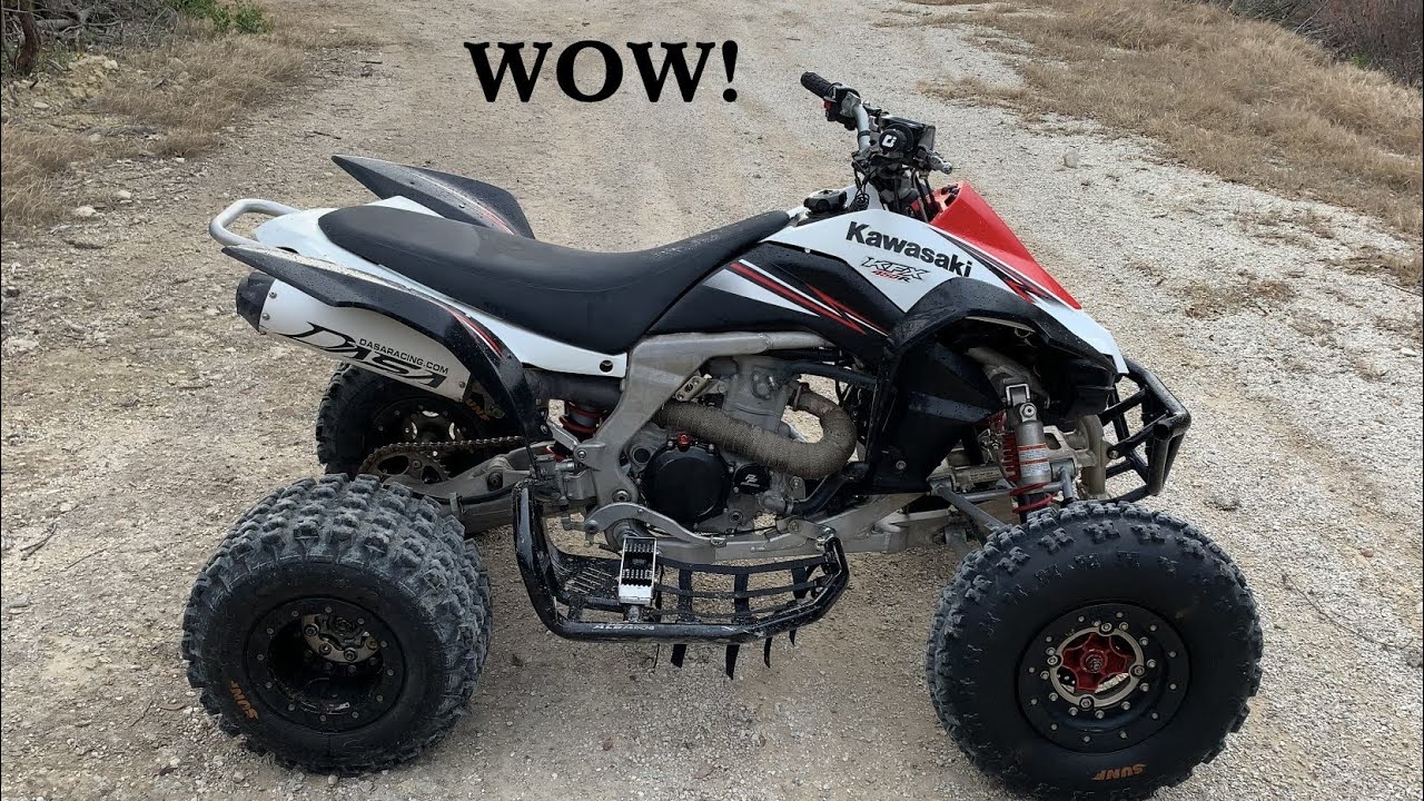 KFX450R First Impression and Walkaround - YouTube