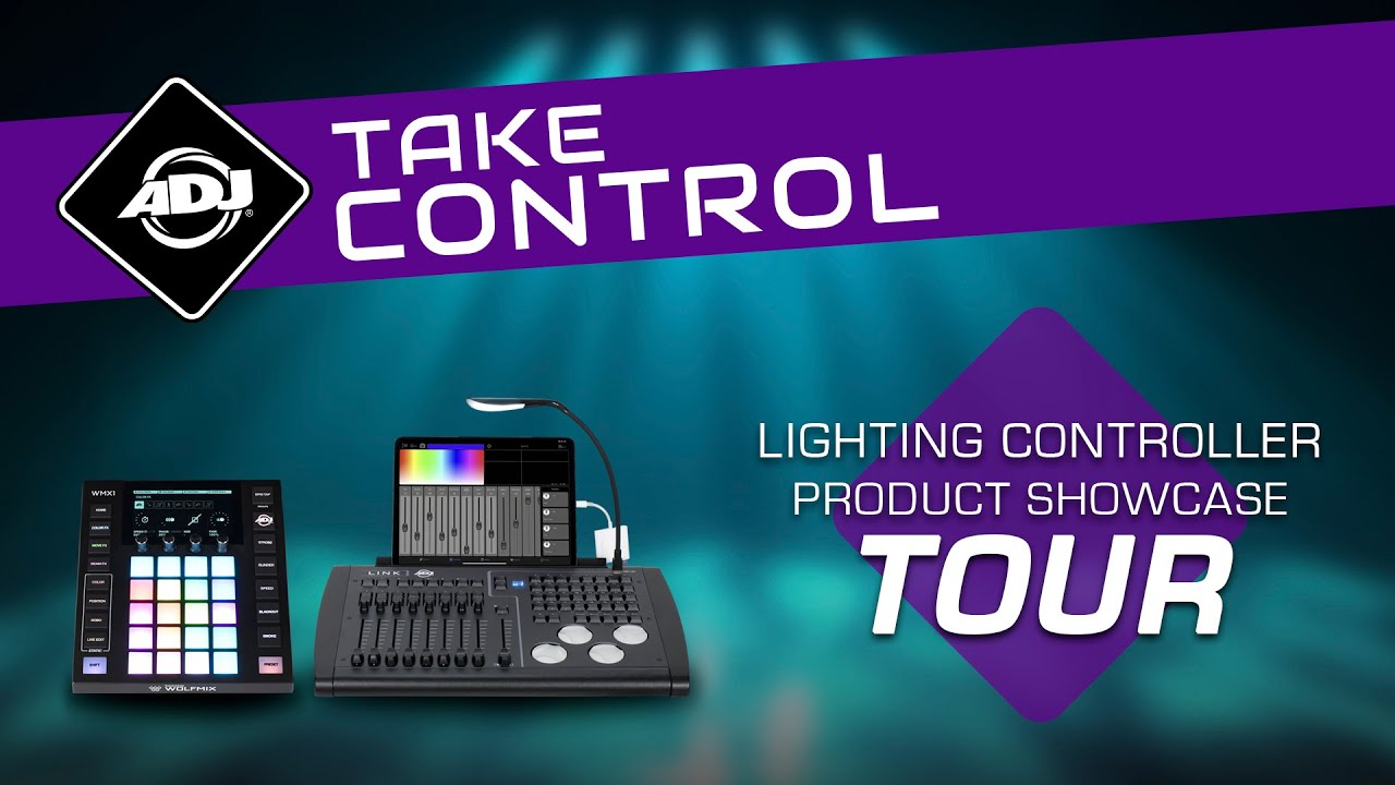 ADJ ‘Take Control’ Lighting Controller Product Showcase Tour - YouTube