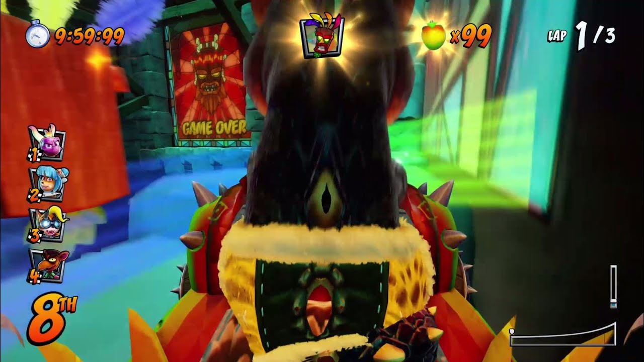 Cortex Castle GAME OVER Glitch CrashTeamRacing Nitro-Fueled Cortex Castle Wall Glitch CTRNF ...