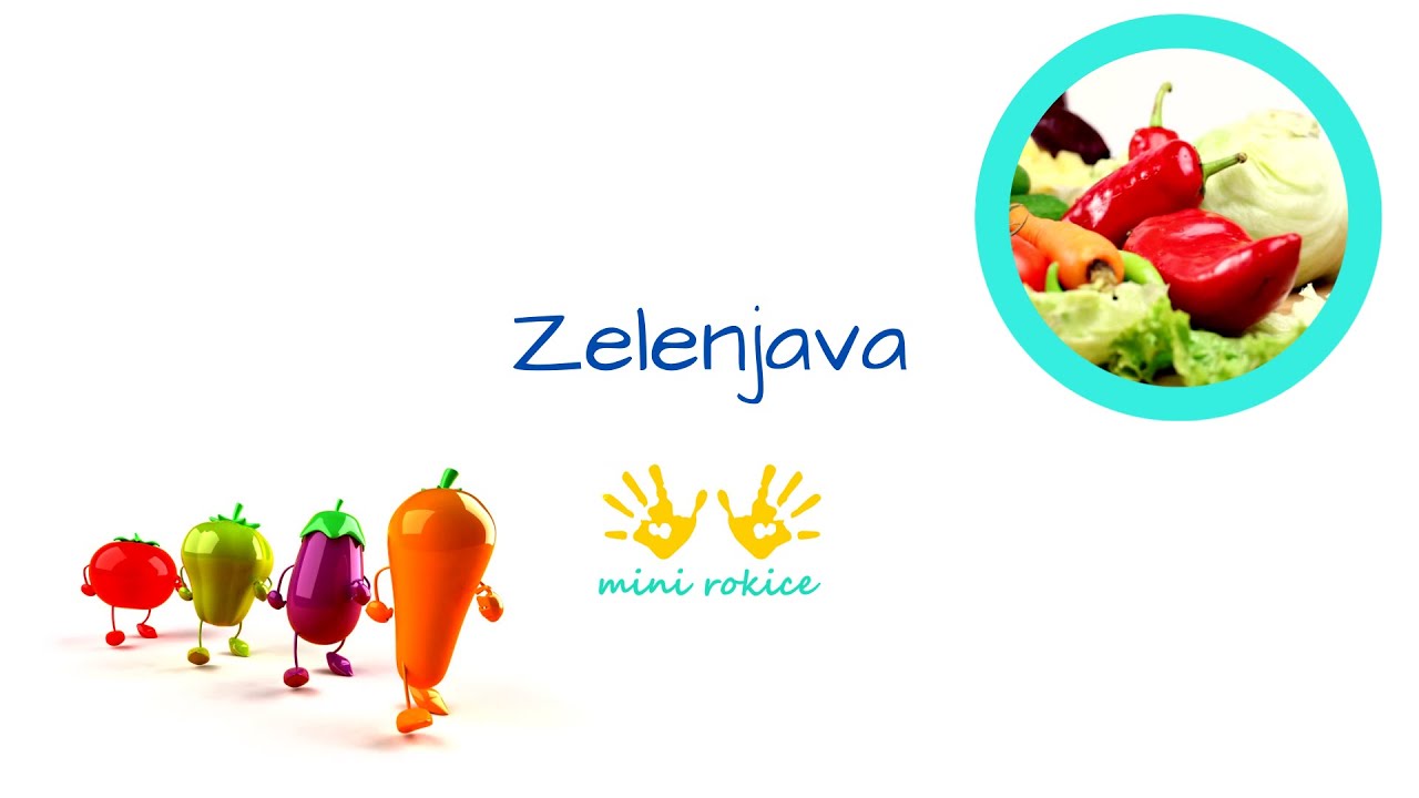 Zelenjava - kako imenujemo zelenjavo in kje raste, učenje za otroke ...
