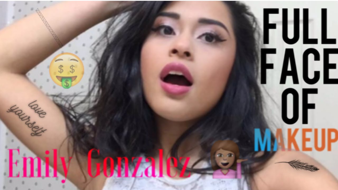 Full Face of Makeup | Emily Gonzalez - YouTube