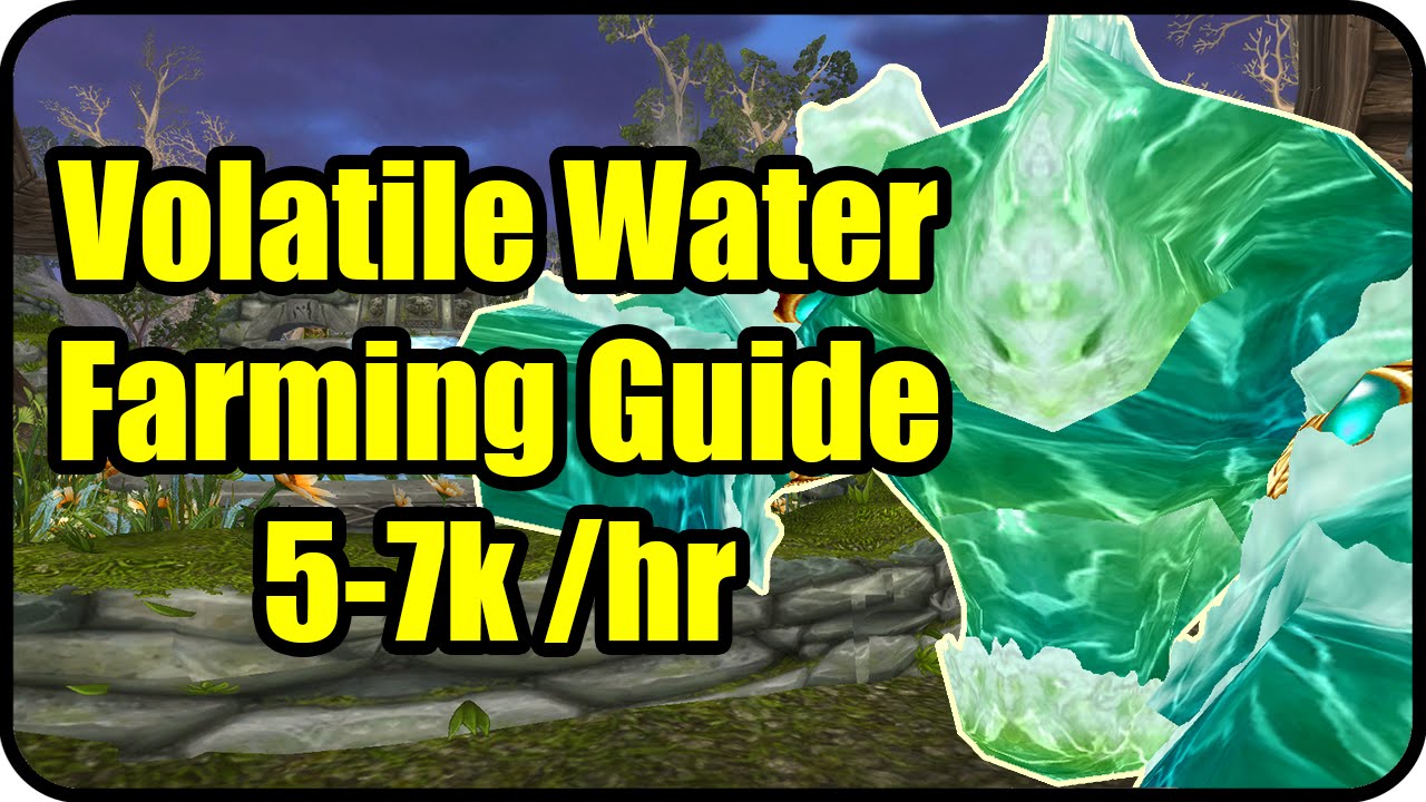 WoW Gold Farming Patch 6.2.4: Volatile Water Gold Making - Potion ...