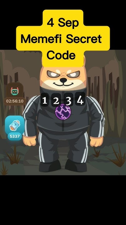 Memefi Secret Code 4 Sep | Memefi Secret Reward combo Today| Memefi ...