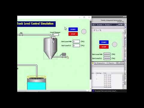 Design Tank Level Control in TIA Portal V17 #shorts #animation #plc # ...