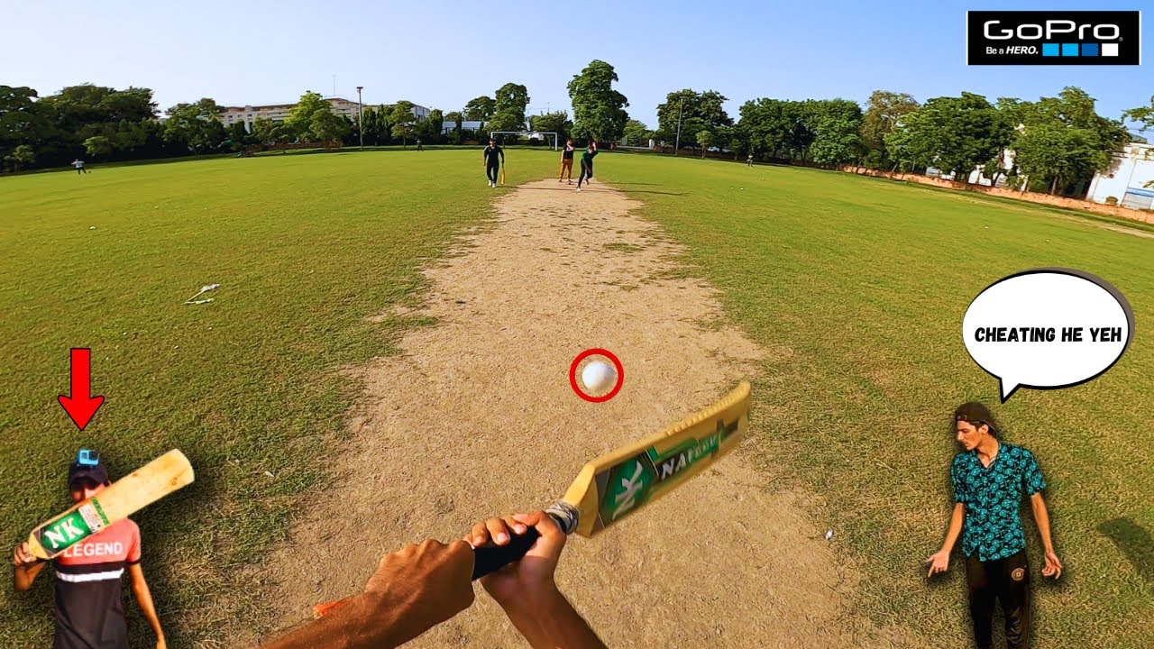 Using GoPro for the First Time in Tape-ball Cricket! - YouTube