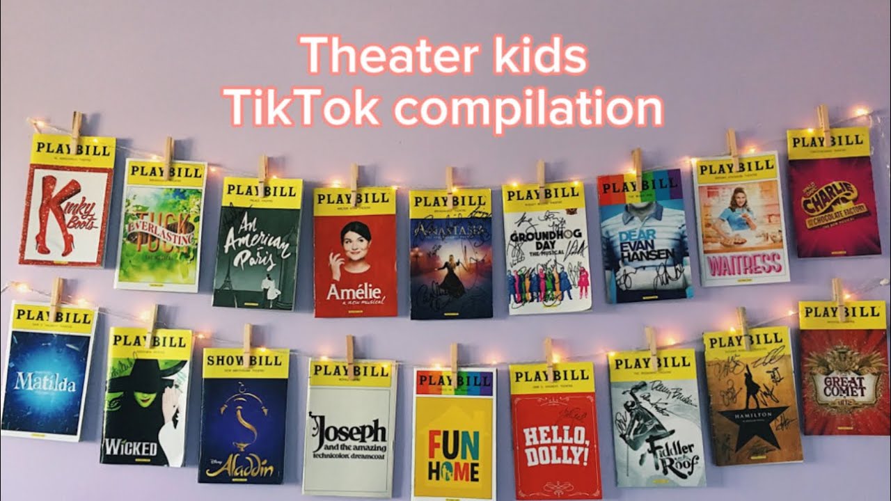 Theater kid TikTok compilation to get you through tech week - YouTube