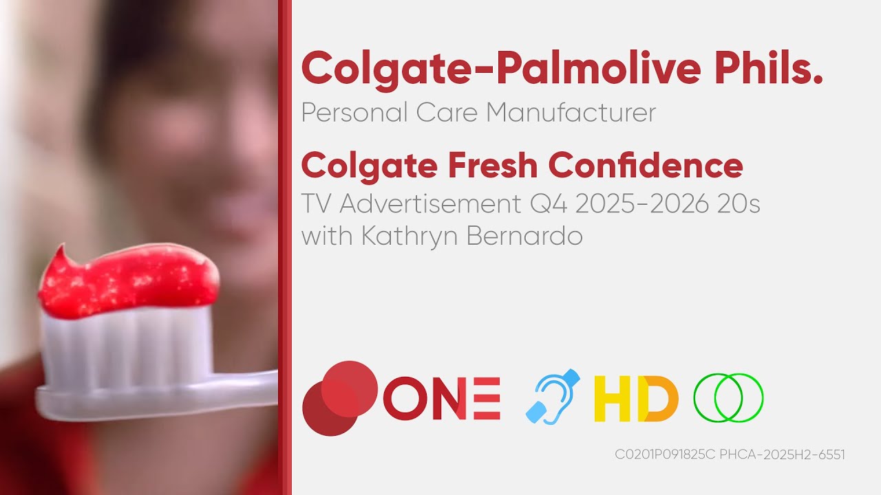 Colgate Fresh Confidence TV Ad Q4 2025-2026 20s with Kathryn Bernardo ...