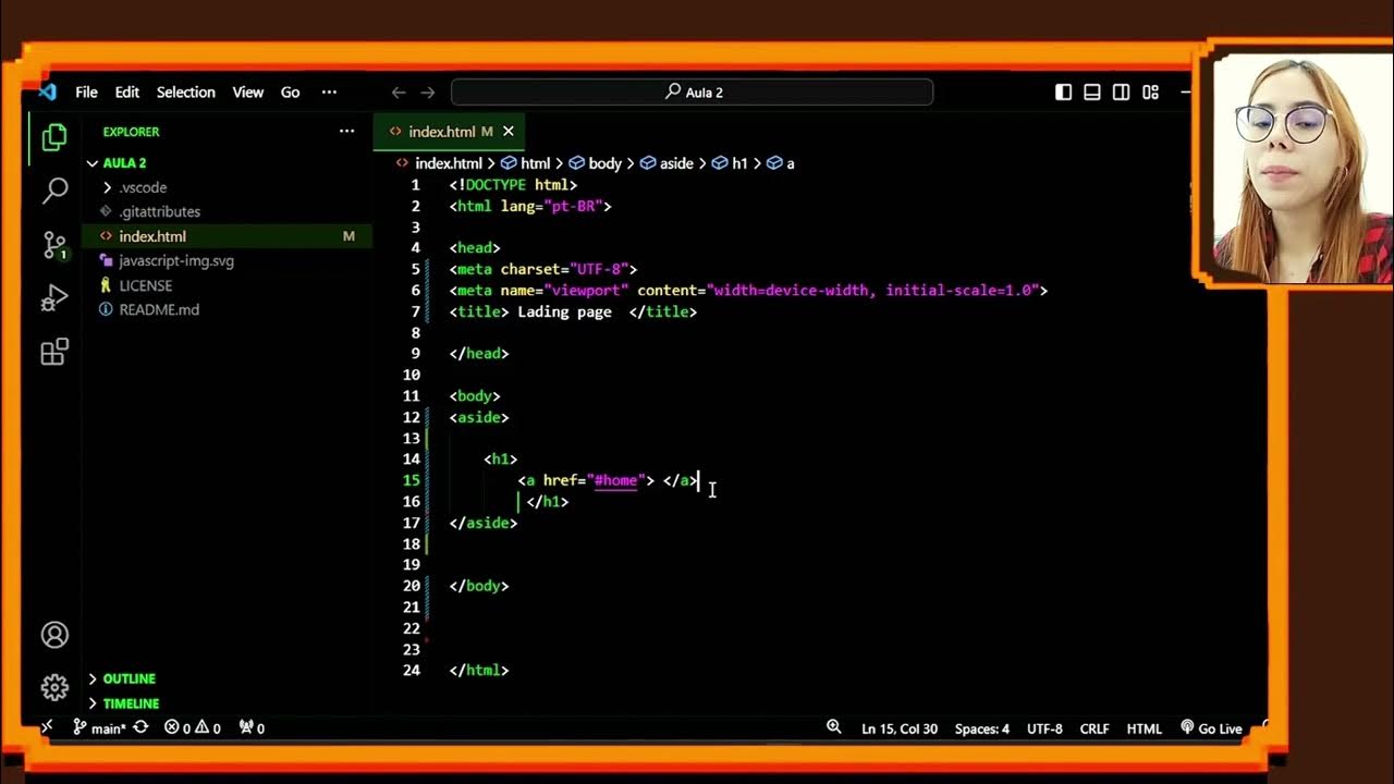 Aula 1 Construindo o HTML - YouTube