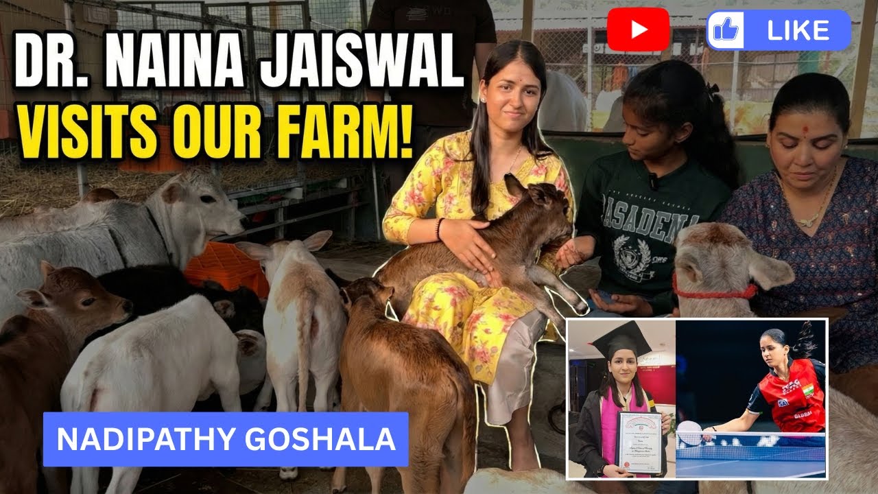 Special Guest! Dr. Naina Jaiswal Visits Our Farm 🐮 #viral #tiktok # ...