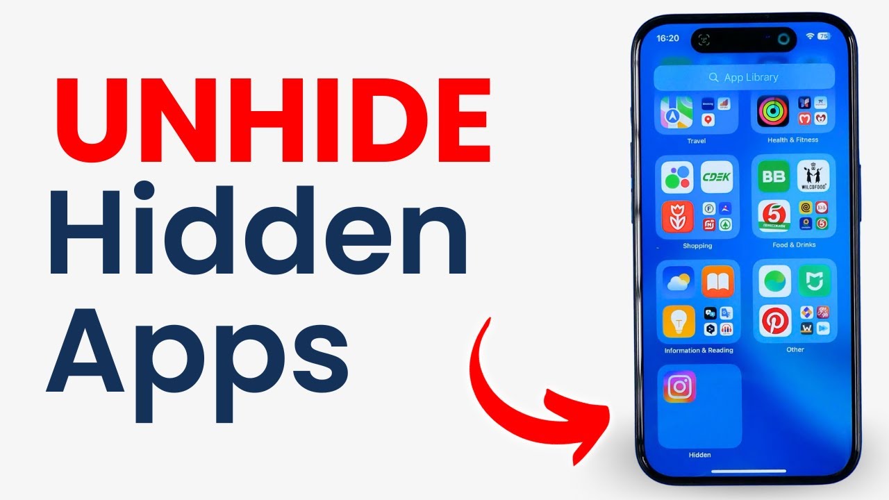 How to Unhide Hidden Apps on iPhone on iOS 18 - YouTube