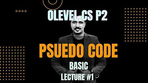 Olevel-CS-P2-Pseudo code Series (2210) - YouTube
