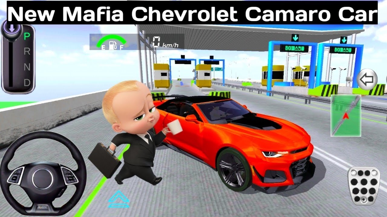 3D Driving Class Simulation - New Mafia Boss Chevrolet Camaro Car - YouTube