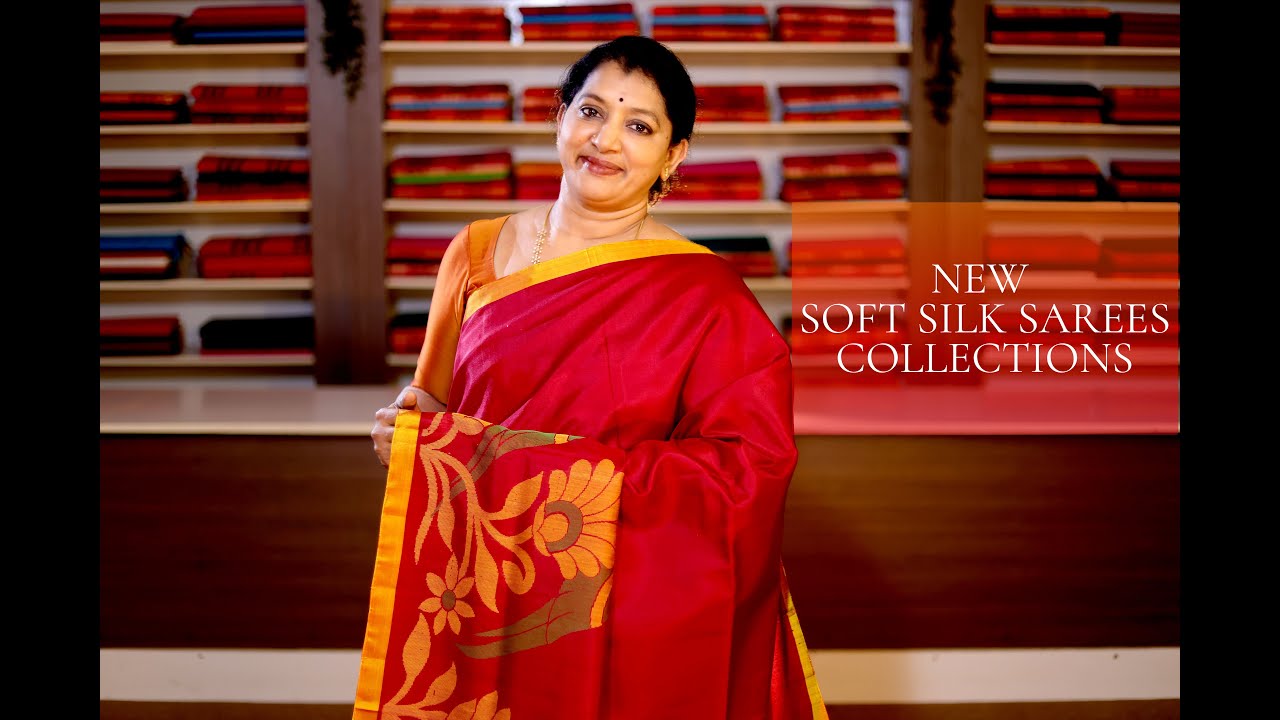 New Soft Silk Sarees Collections || GAYATHRI REDDY COLLECTIONS - YouTube