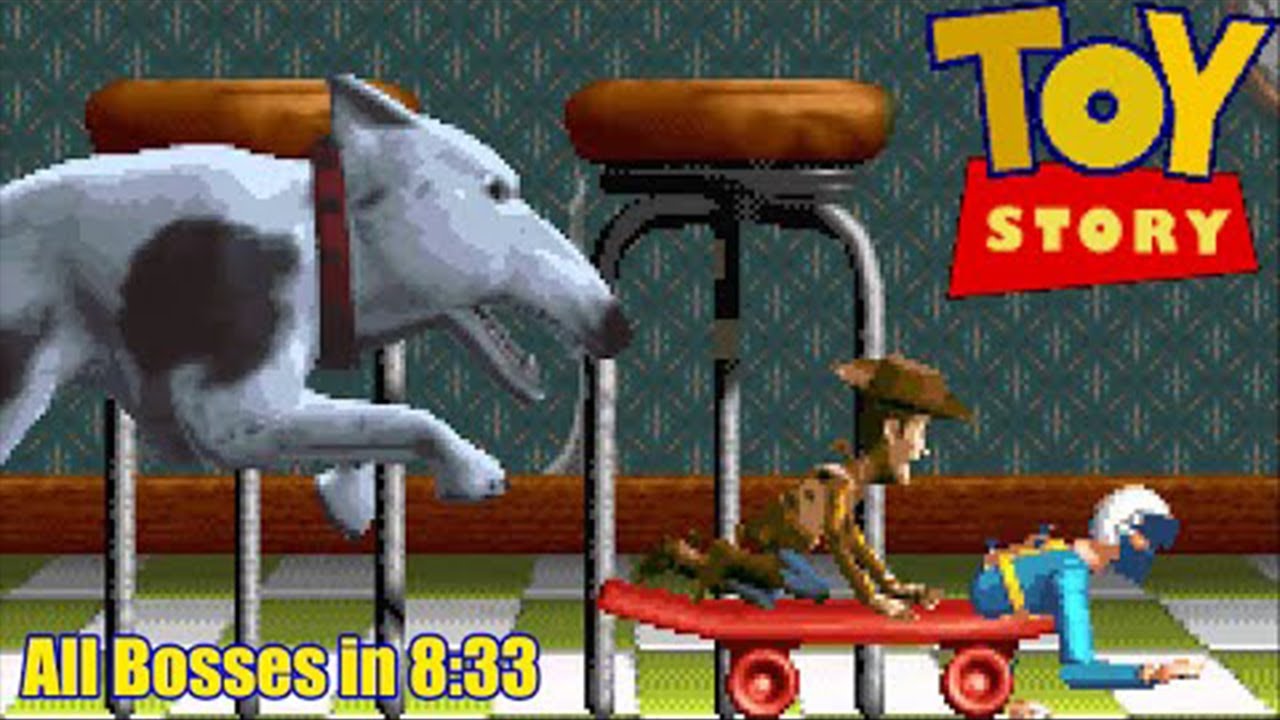 Toy Story 1 All Bosses in Skip [SNES] TAS - YouTube