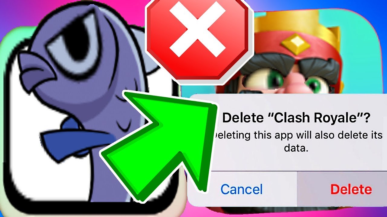 FISH SLAPPED so hard he DELETES Clash Royale! - YouTube