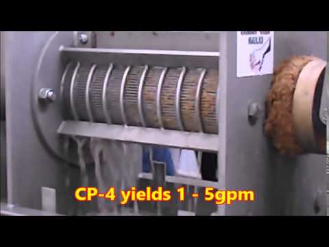 Dewatering Spent Distillers' Grain Compilation - Vincent Screw Press ...