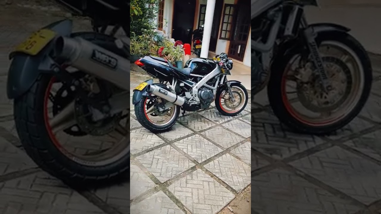 Honda Spada VT250 Walkaround and exhaust sound WRS - YouTube