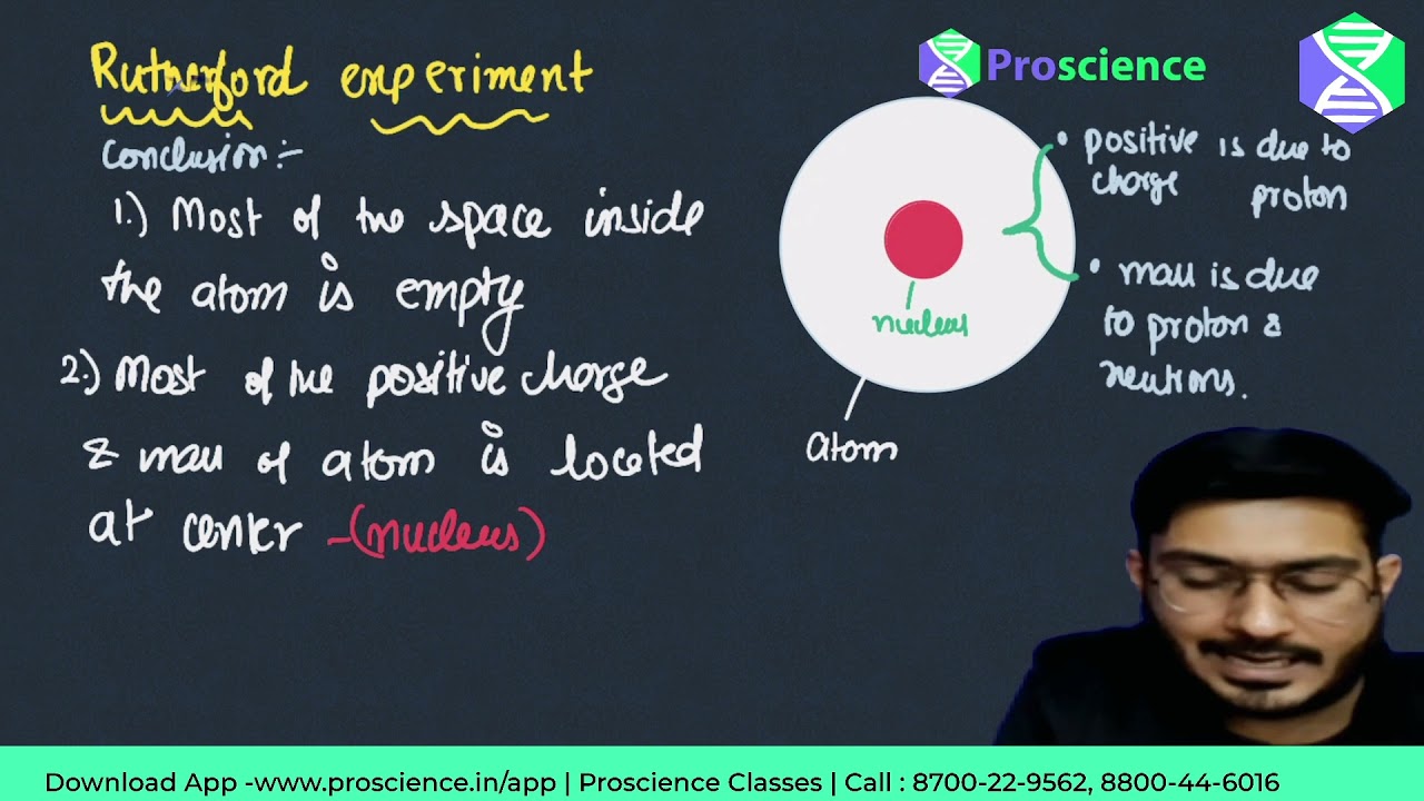 Structure of Atom | Class 9 | Lecture 2 - Models of atom - YouTube