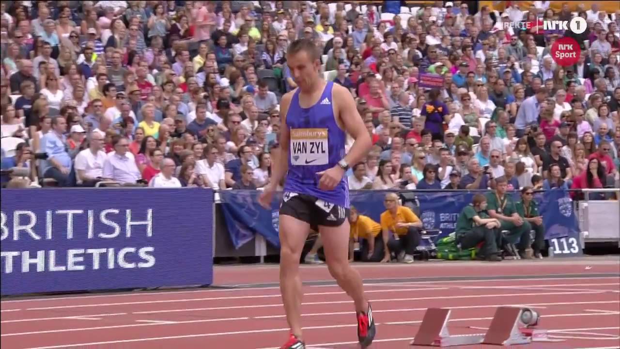 229 Michael Tinsley wins 400mH DL London 2015 - YouTube