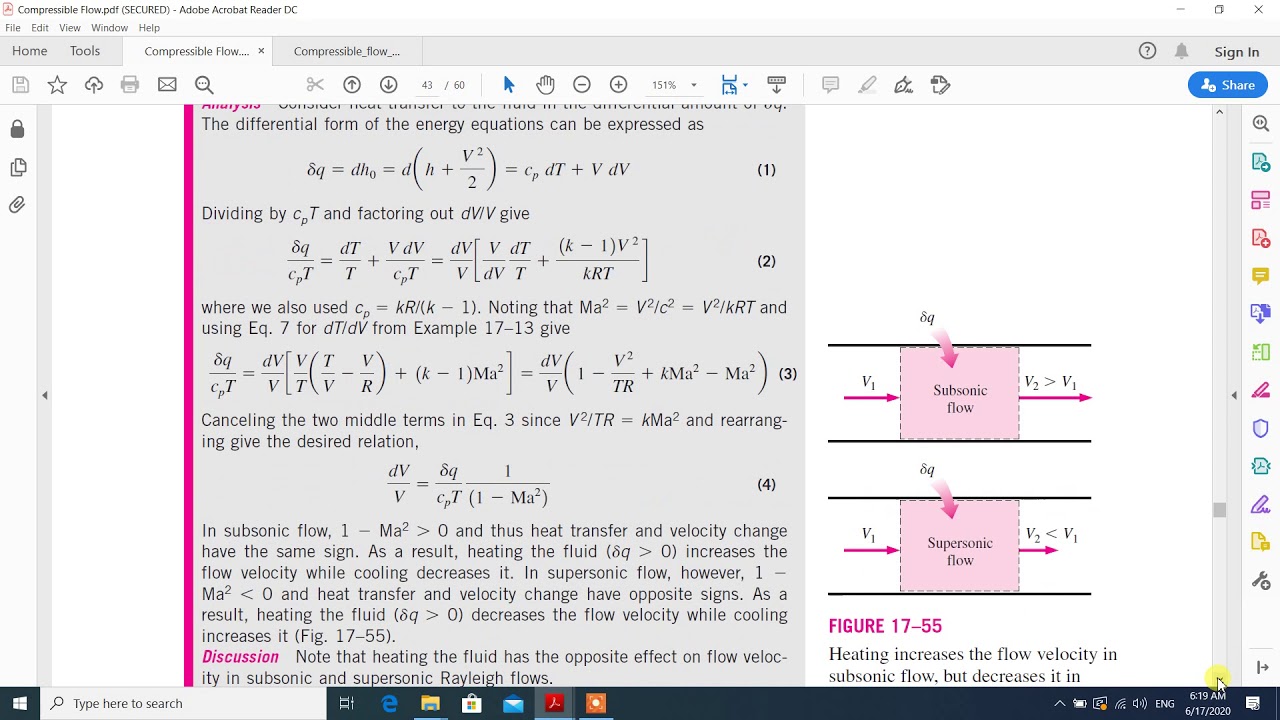 Gas dynamic 5 b ك2 {Rayleigh flow} - YouTube