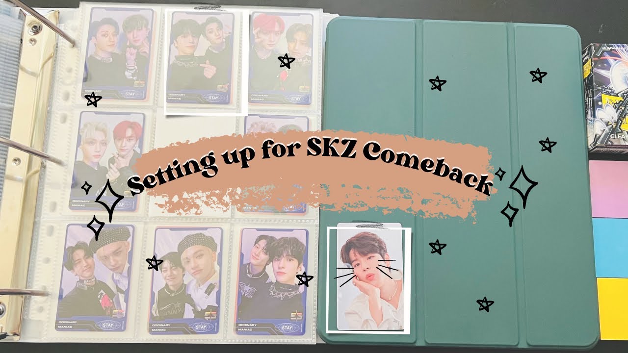 Setting Up My Binder For SKZ’s Comeback - YouTube