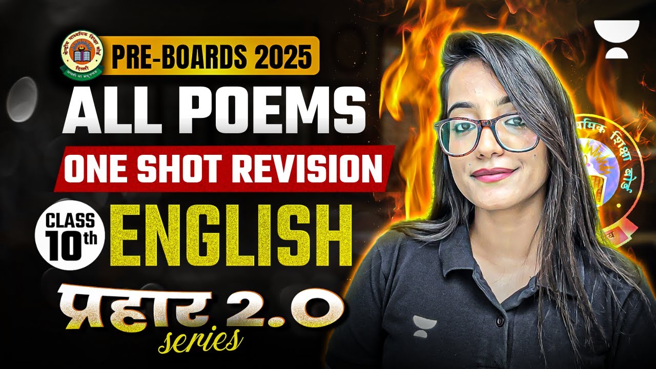 All Poems | One Shot Revision | Class 10 English | Juhi Mam - YouTube
