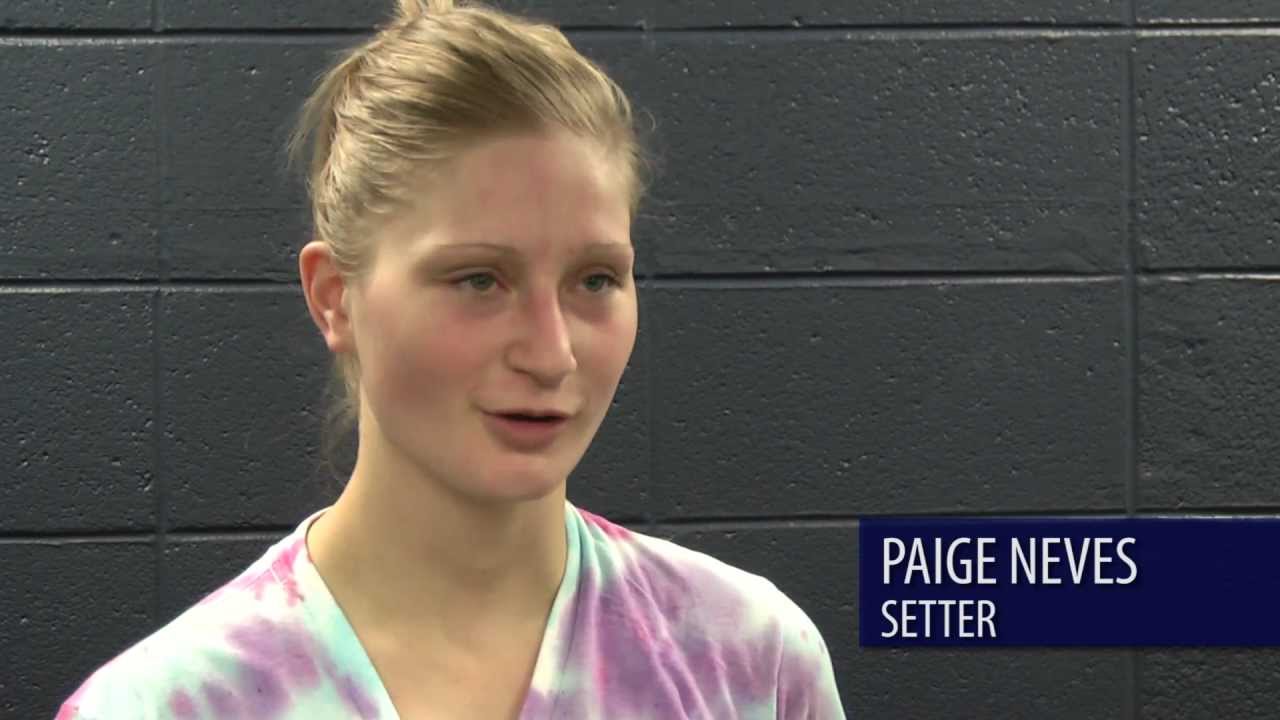 Feature on USU Volleyball Junior Setter Paige Neves - YouTube