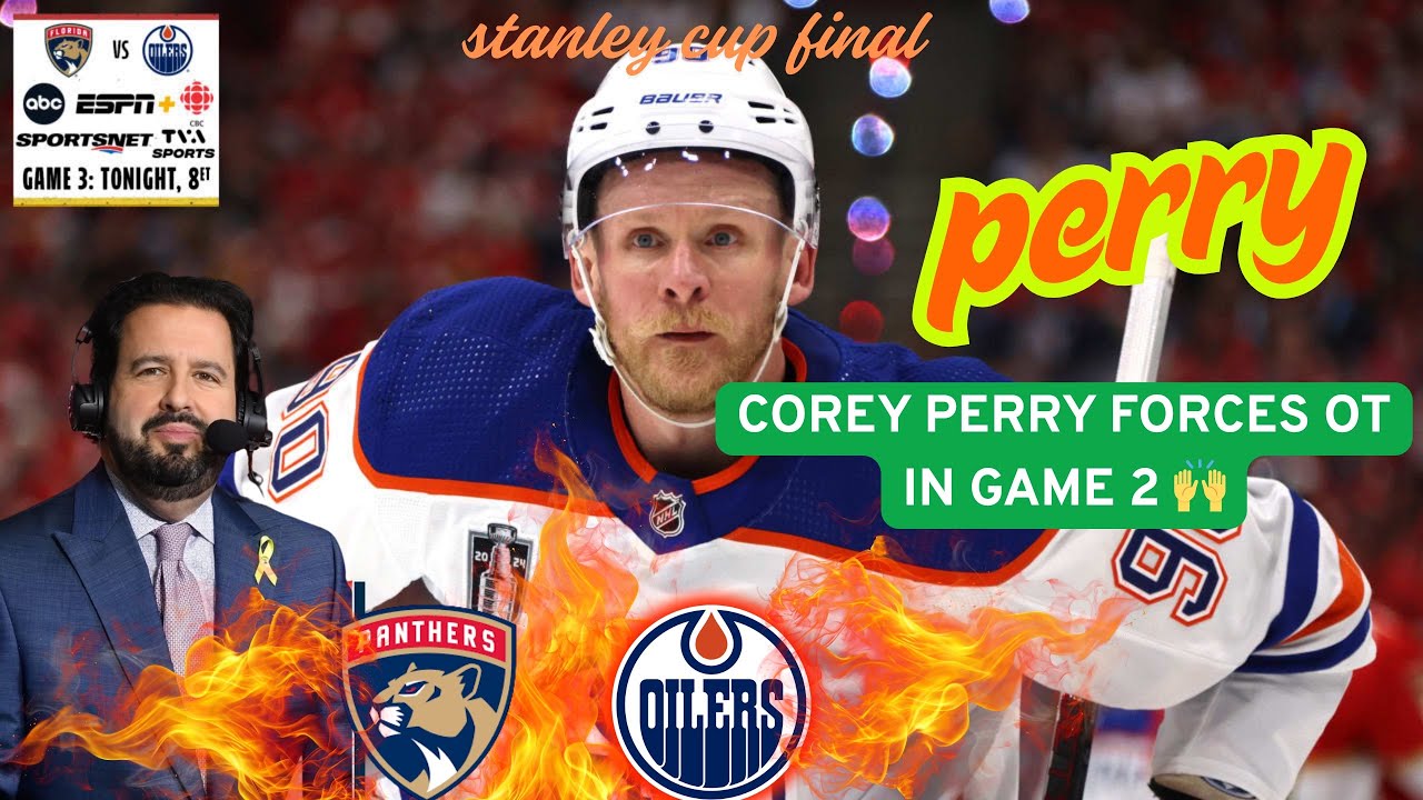 COREY PERRY FORCES OT IN GAME 2 🙌 - YouTube