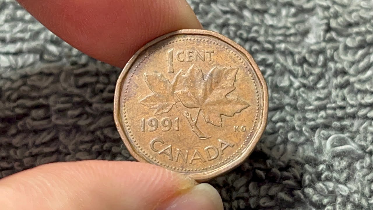 1991 Canada 1 Cent Coin • Values, Information, Mintage, History, and ...