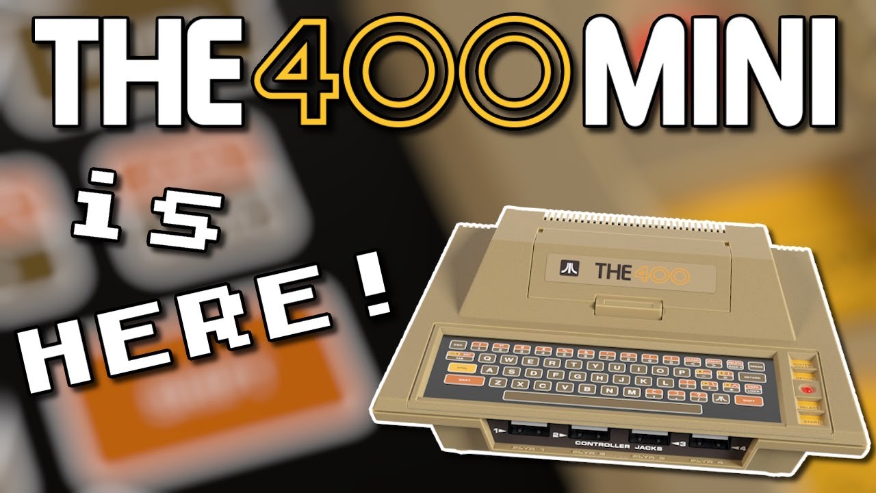 A quick tour of The400 Mini, a miniaturised take on the classic Atari 8-bits! - YouTube
