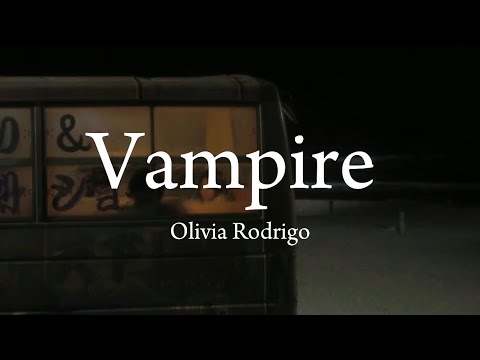 Vampire - Olivia Rodrigo // Lyrics - YouTube