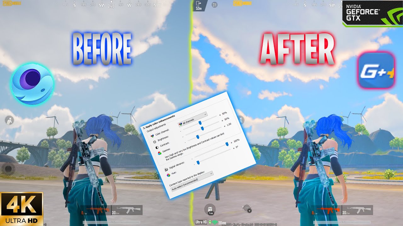 How To Boost PUBG MOBILE Colors In Gameloop | With GAME PP - YouTube