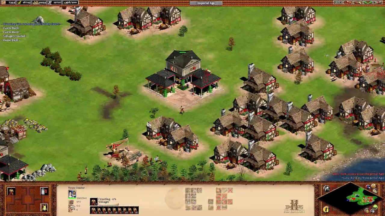 AOE II: HD Edition Custom Scenarios | 1v1 Siege Only Map | Beating some ...