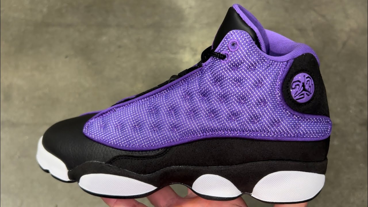 Air Jordan 13 Retro Purple Venom GS Shoes - YouTube