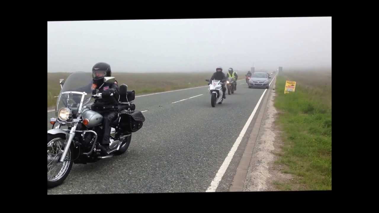 Derbyshire Bikers Ride of Respect for Andrew Siddall - YouTube