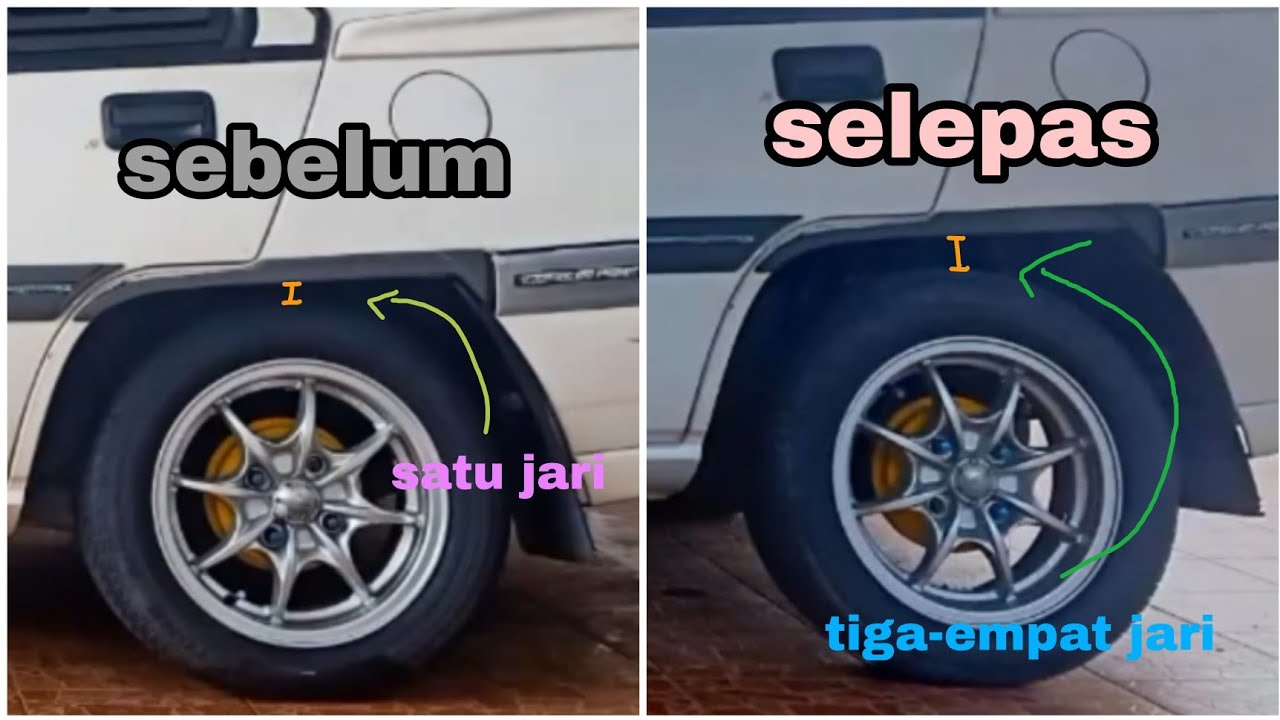 Cara Mudah Tukar Getah Coil Spring Untuk Tambah Tinggi Bahagian ...