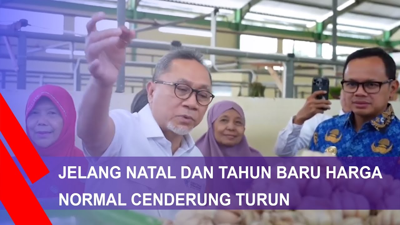 Jelang natal dan tahun baru harga normal cenderung turun - YouTube