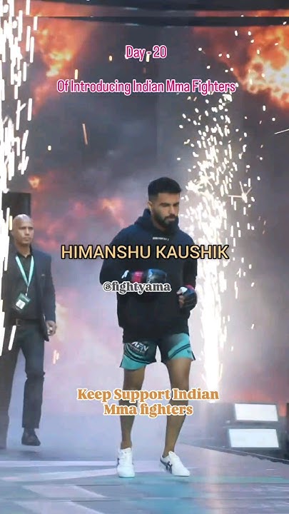 Day20 of introducing Indian mma fighters (Himanshu Kaushik) #day20 #fightyama - YouTube