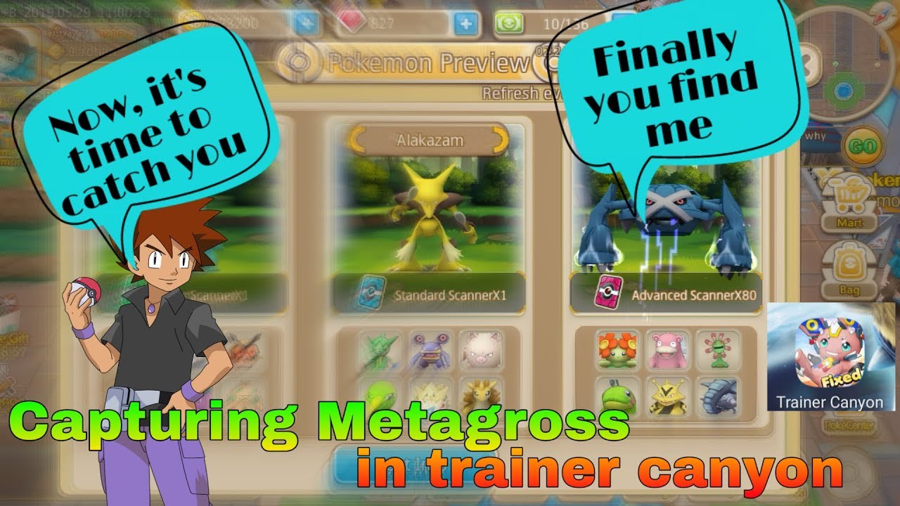 How to catch metagross in trainer canyon - YouTube