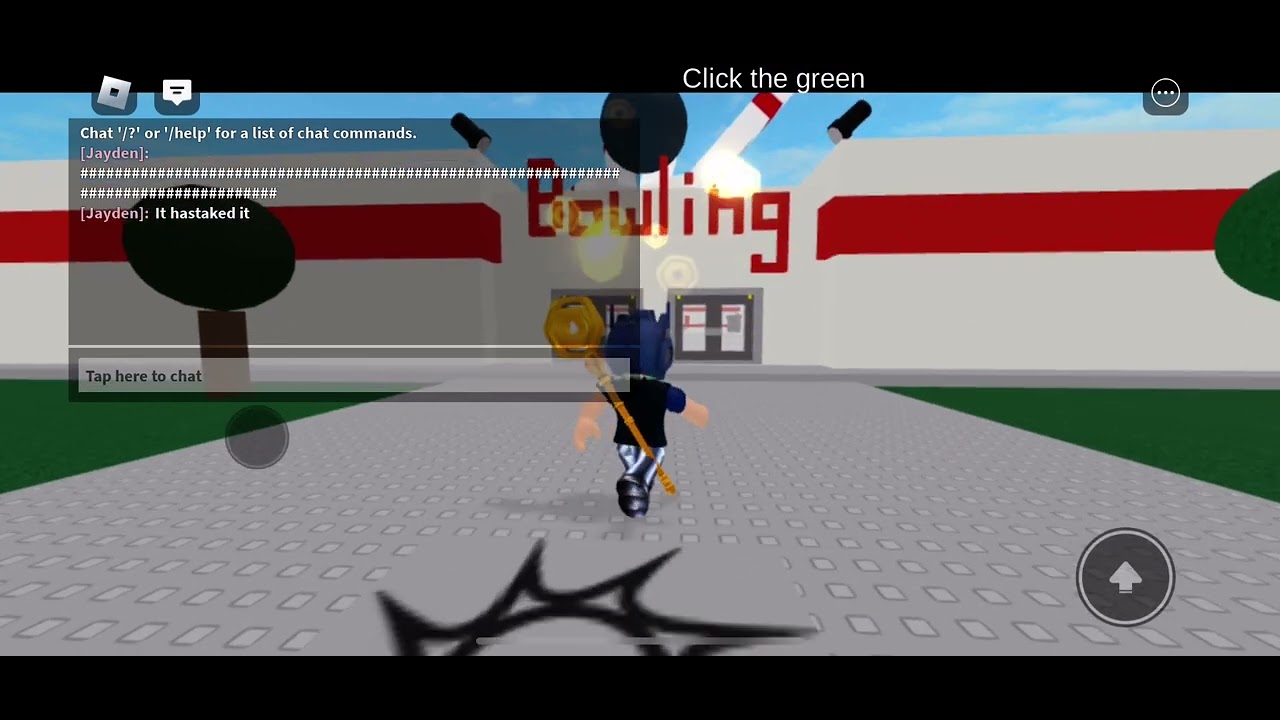 A secret in the roblox bowling alley - YouTube