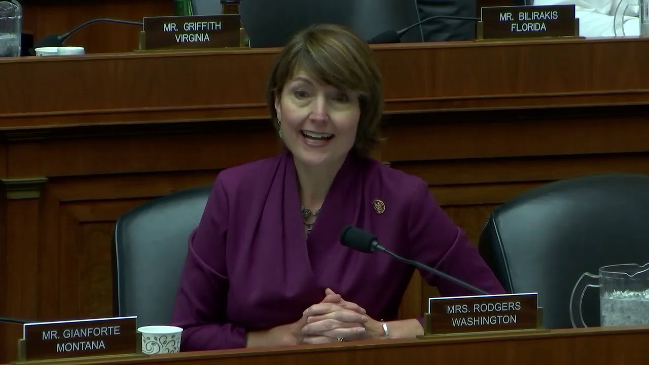 Rep. Cathy McMorris Rodgers (R-WA) Opening Statement - YouTube
