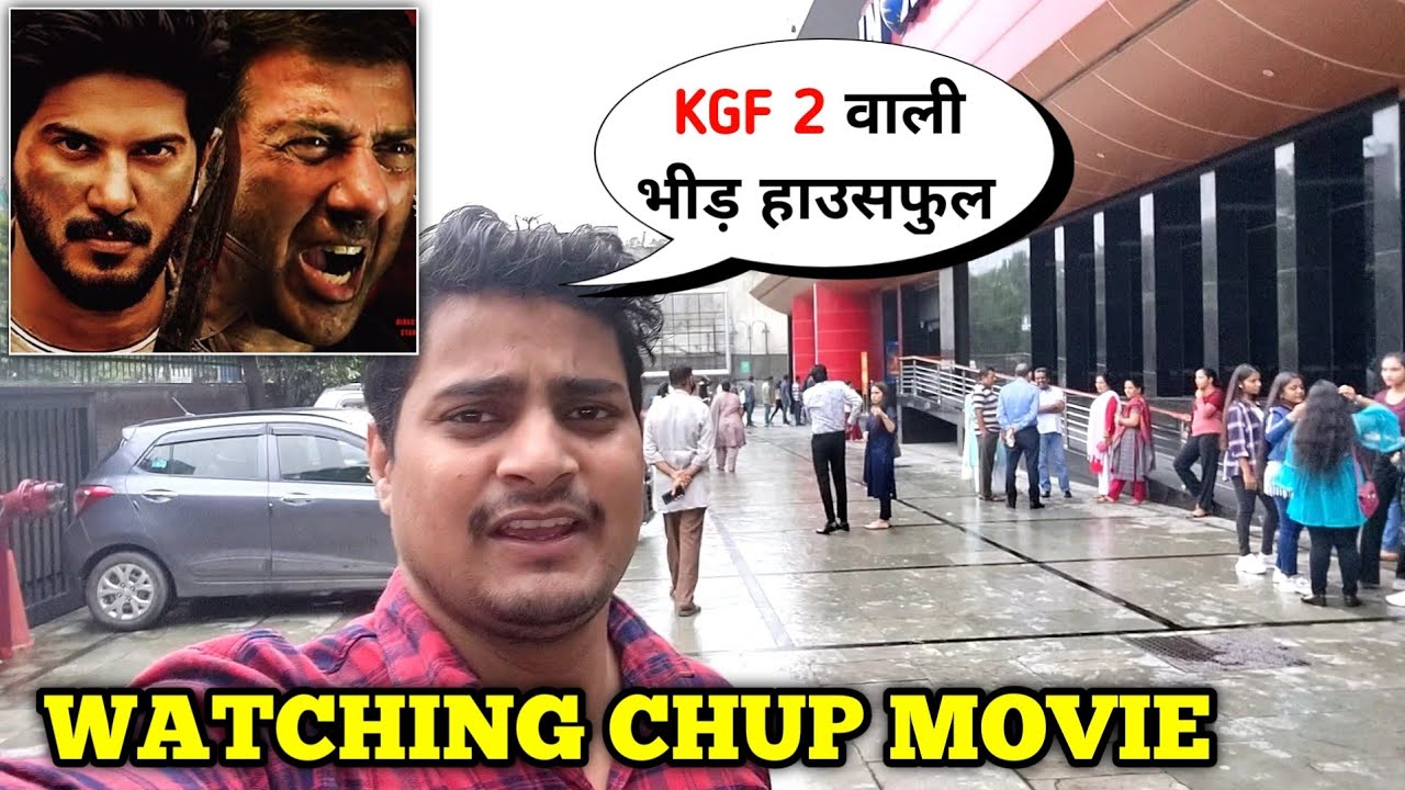 Watching Chup Revenge Of the Artist || Chup Movie First Day First Show ...
