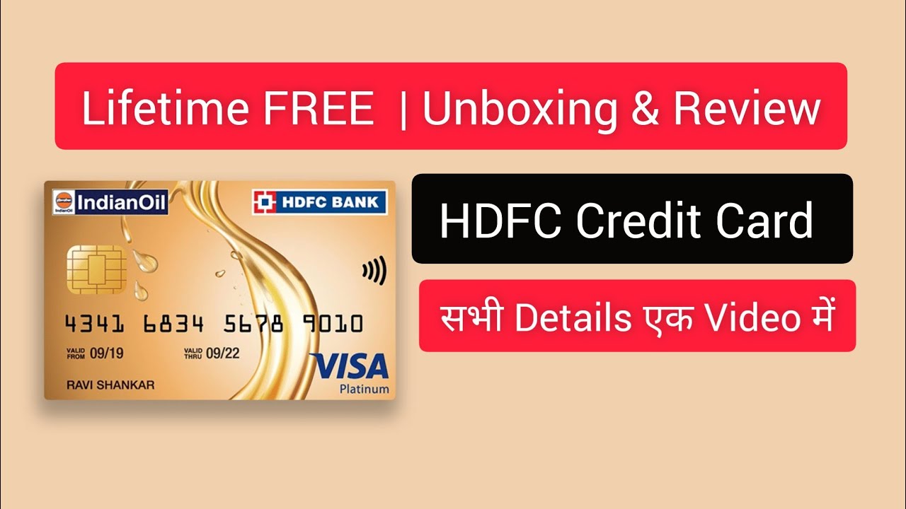 HDFC Indian Oil Credit Card Full Details Review | Benefits & Unboxing ...