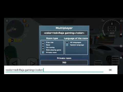 Car simulator 2 | How to colour you're name | OG oppana games | - YouTube