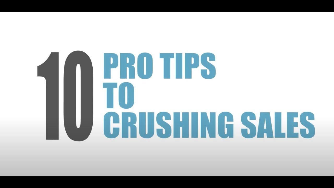 10 Pro Tips To Crush Sales (1-5) | Sean Samson Training - YouTube