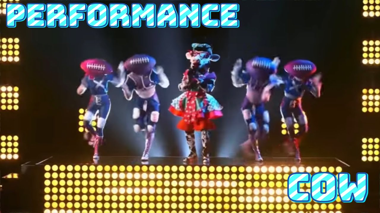 Cow Sings “Treasure” by Bruno Mars - MASKED SINGER S10 E2 (NFL NIGHT ...