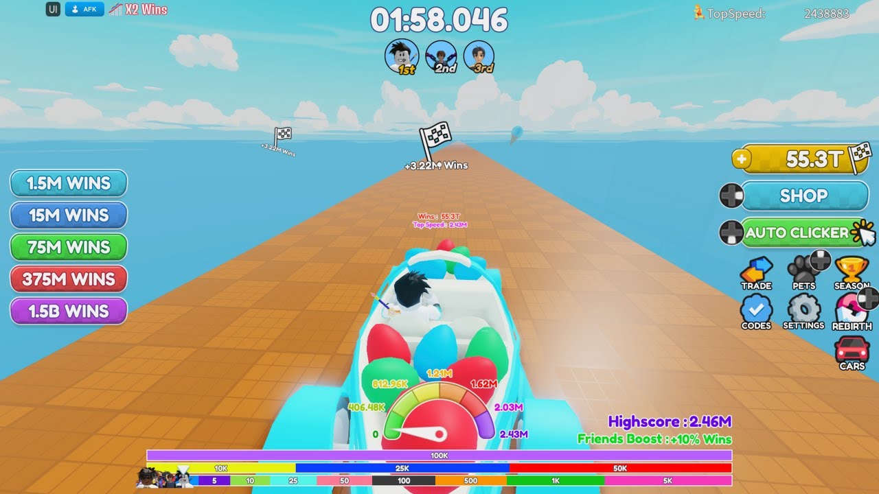 2.45M Top Speed/ Roblox Race Clicker Episode 115 - YouTube