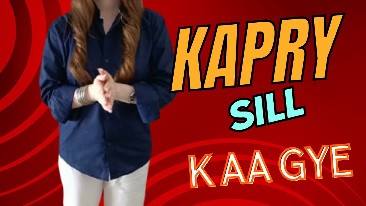 pakistani dress design /Kapry sill k aa gye / sasha dress - YouTube