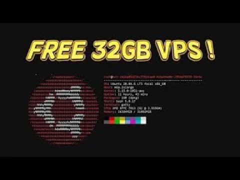 Unlimited 32GB Ram 8 Core VPS Lifetime @technobeegames - YouTube