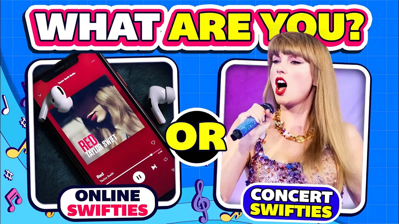 There are TWO Types of SWIFTIES...Which One Are You? Swifties Test 🎶📝🎸 ...